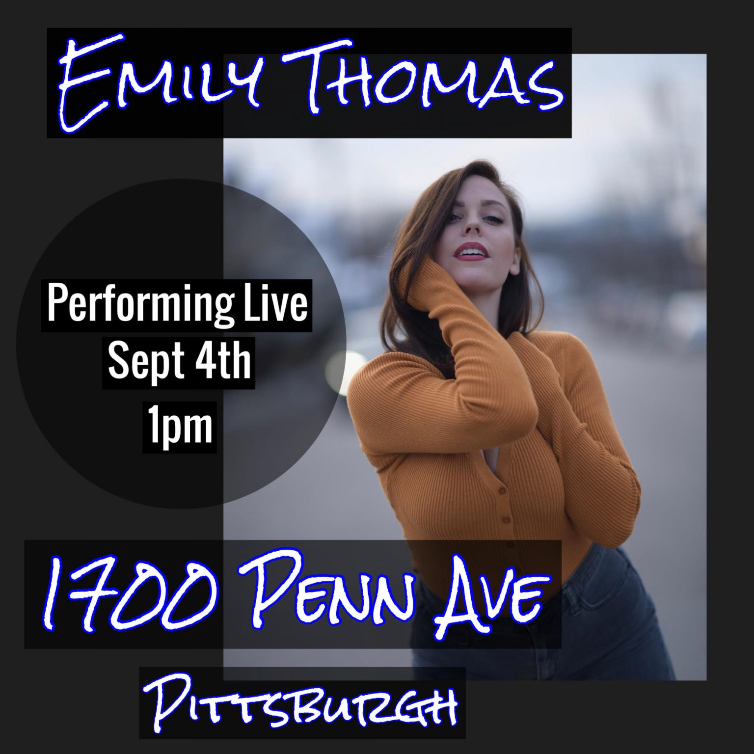 Support Pittsburgh singer/songwriter Emily Thomas